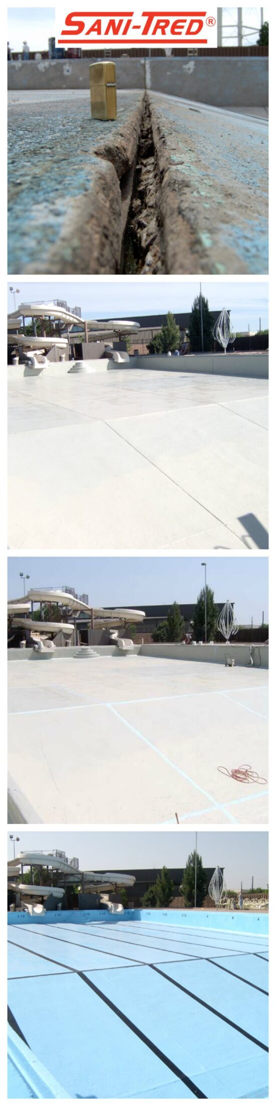 Effective Swimming Pool Waterproofing | SANI-TRED